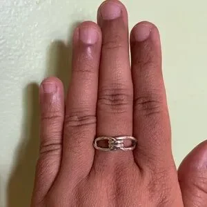 Jewelry | Elegant Silver Adjustable Knot Link Ring | Poshmark